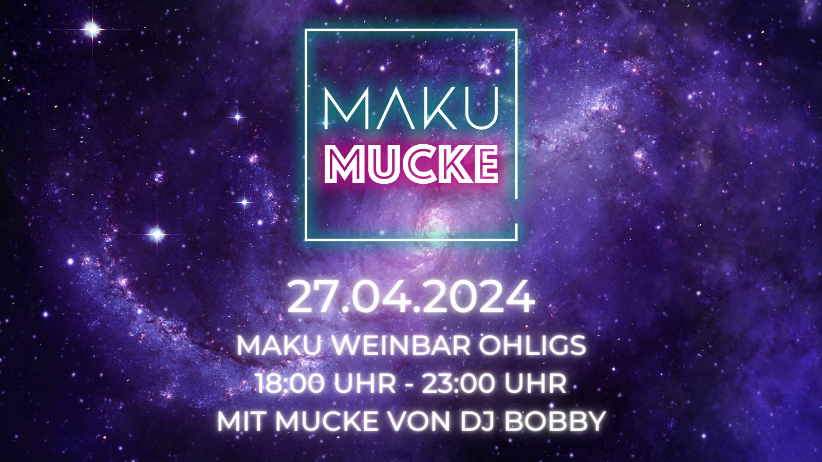 Veranstaltungen aus Mai 17 – April 26 – MAKU